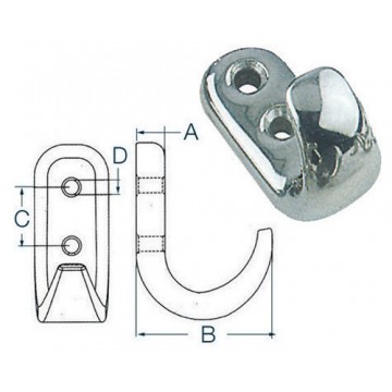Crochet inox pour suspendre ses affaires